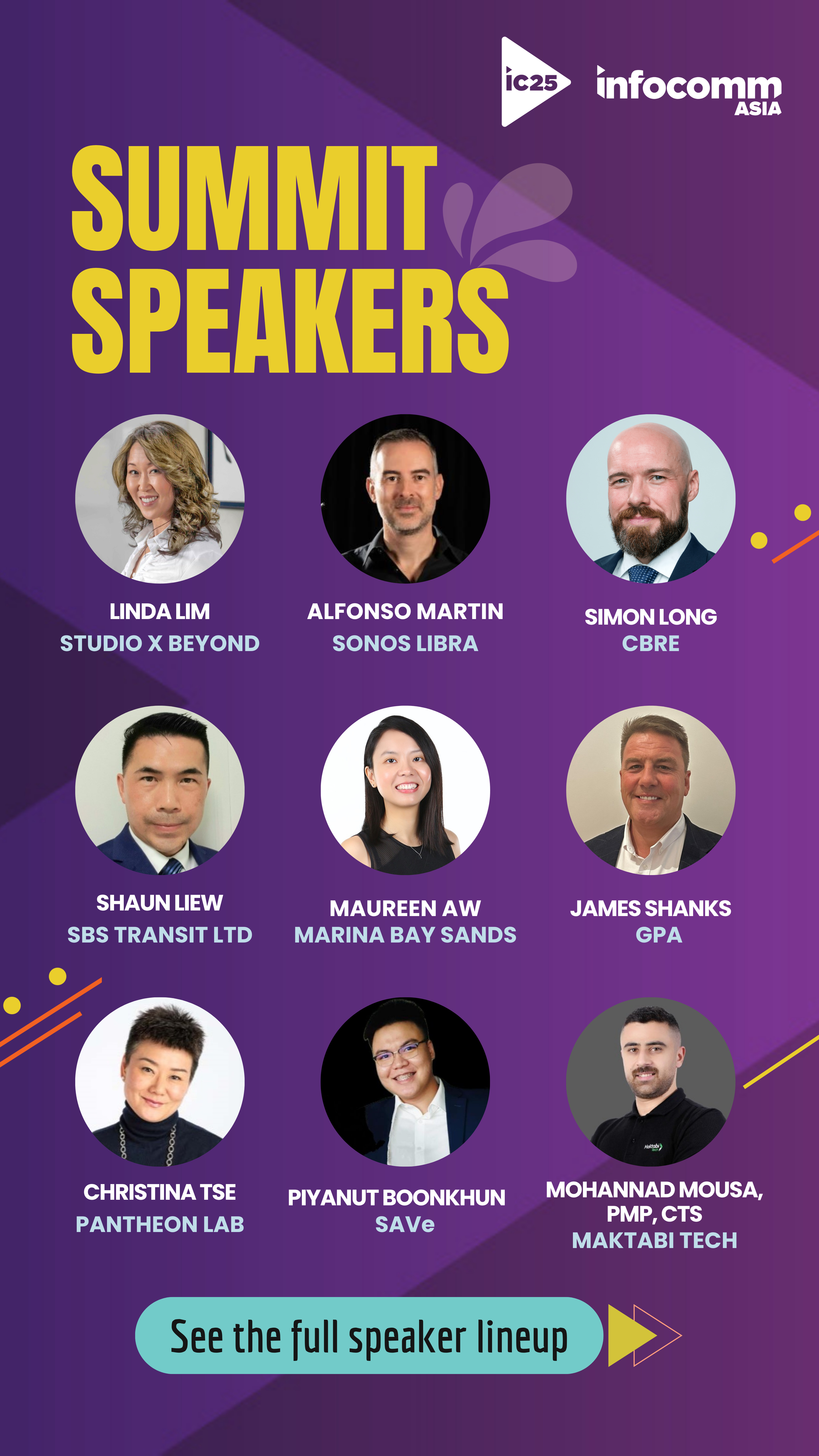 Speaker Lineup Revealed: InfoComm Asia 2025 Highlights | AVIXA Xchange